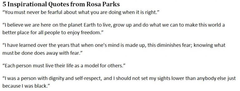Rosa Parks: Mother of the Modern Civil Rights Movement - World History Edu