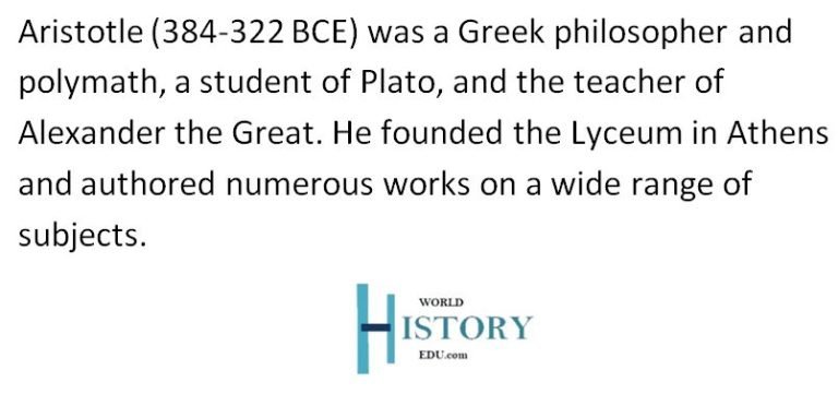 Interesting Facts about Aristotle - World History Edu