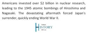 Manhattan Project: Definition, Significance & Key Facts - World History Edu
