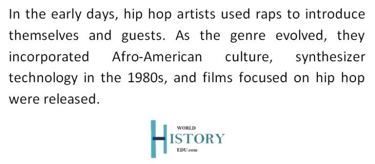 History & Impact of Hip Hop Music - World History Edu