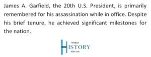 James A. Garfield: 5 Major Accomplishments - World History Edu