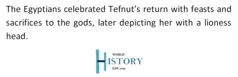 Tefnut: the ancient Egyptian goddess of water and moisture - World ...