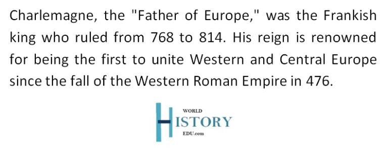 Charlemagne: Birth Story, Family, Reign, & Achievements - World History Edu