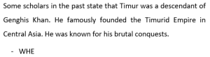 Timur: History, Military Conquests & Accomplishments - World History Edu