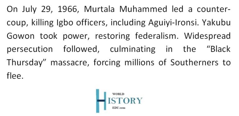 Nigerian Civil War: History, Causes & Effects - World History Edu