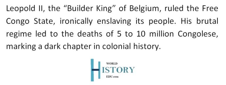 Leopold II of Belgium: Birth, Reign, Congo Free State, & Atrocities ...