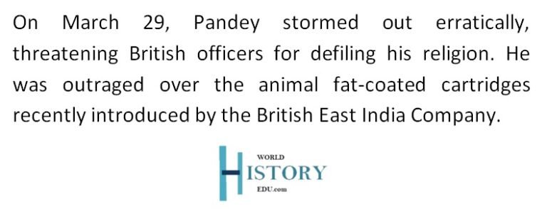 Mangal Pandey – the Indian Infantryman who fired the first shot of the ...