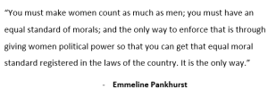 Emmeline Pankhurst, the most prominent suffragette in British history ...