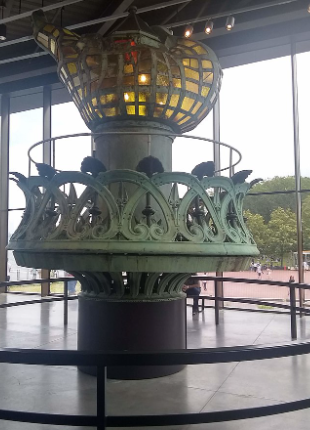 The Statue of Liberty's original torch - World History Edu