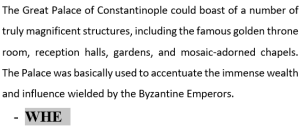 The Great Palace of Constantinople – The Magnificent Imperial Residence ...