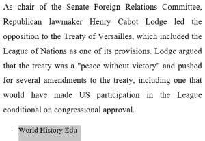 The League of Nations and the reason why the United States refused ...