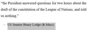 The League of Nations and the reason why the United States refused ...
