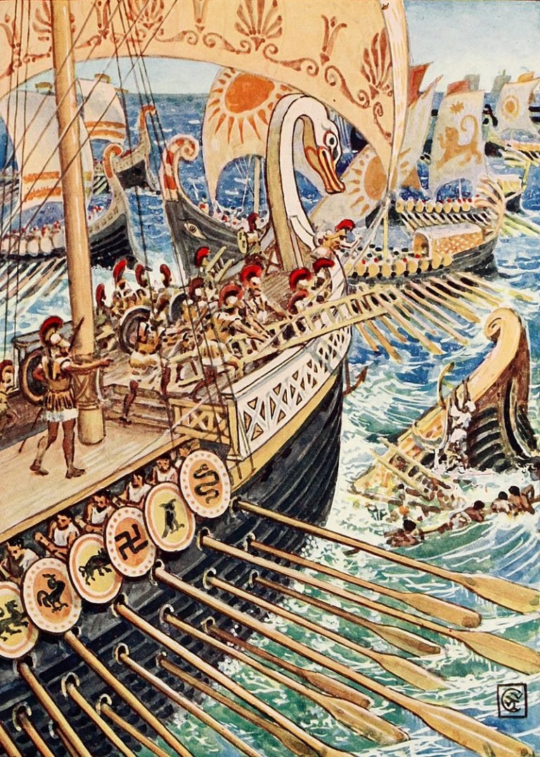 Battle of Salamis (480 BCE) - World History Edu