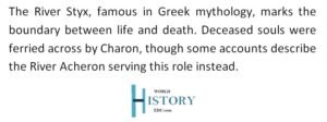 Five Rivers of the Greek Underworld - World History Edu