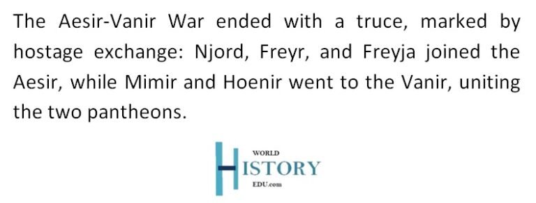 Difference between the Aesir and the Vanir - World History Edu