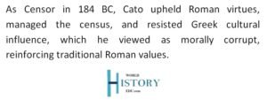 What is Cato the Elder known for? - World History Edu