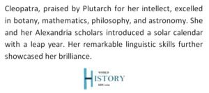 What made Cleopatra one of the most prominent queens in history ...