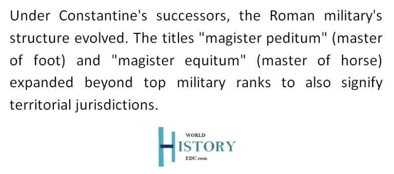 Who was a Magister militum in the Roman Empire? - World History Edu