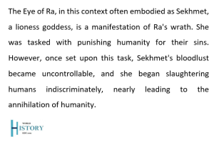 Reasons why the Eye of Ra went on a rampage - World History Edu