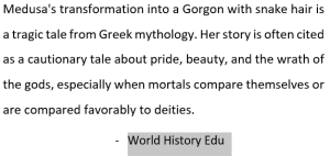 Who are the Gorgons, and how are they related to Medusa?