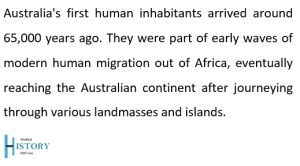 Who were the indigenous inhabitants of Australia before European ...