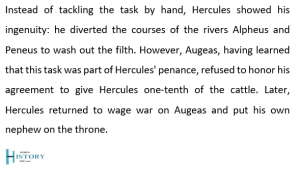 Hercules and the Augean Stables in Greek mythology - World History Edu