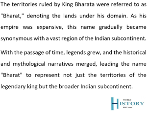 What is the meaning of Bharat, India's other official name? - World ...
