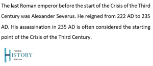 What was Rome’s Crisis in the 3rd Century? – Causes and Major Effects ...