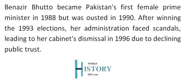 Benazir Bhutto: History, Assassination, & Major Facts - World History Edu