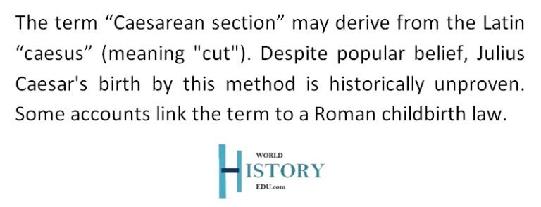 Major Things Named After Roman General And Dictator Julius Caesar