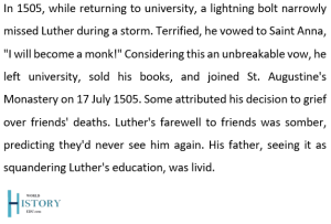 Martin Luther: Life, Philosophy, & Major Accomplishments - World ...