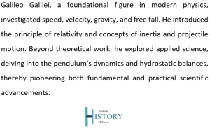9 Major Achievements of Galileo Galilei - World History Edu