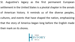 Timeline of St. Augustine, Florida, United States - World History Edu