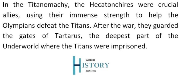 Who are the Hecatonchires in Greek mythology? - World History Edu