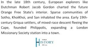 What was the Orange Free State? - World History Edu