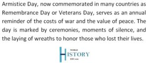 The True End of World War I: Armistice Day Significance - World History Edu