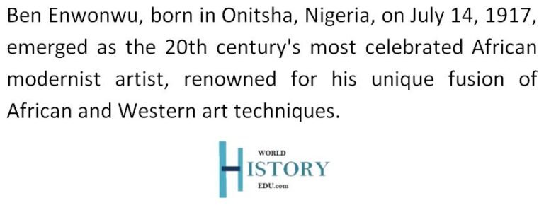 Life and Major Accomplishments of Ben Enwonwu, One of Africa’s Greatest ...