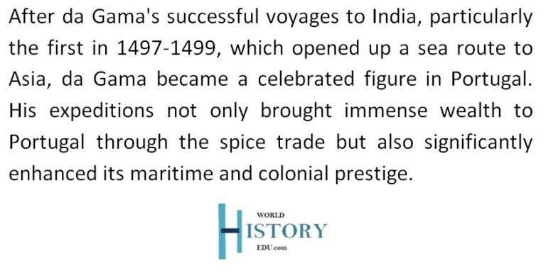 Why was Vasco da Gama determined to open trade route to the east ...