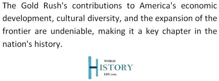 The California Gold Rush of 1849 - World History Edu