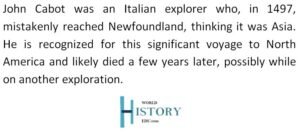 John Cabot: History and Major Accomplishment of the Renowned Italian ...