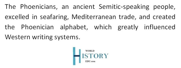 Most Famous Phoenician Cities - World History Edu