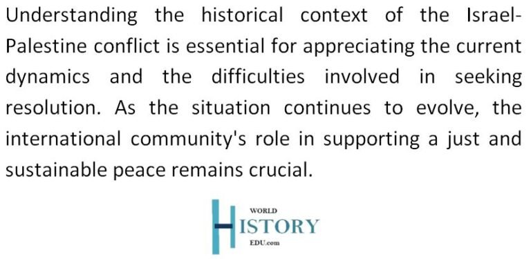 Origin and history of the conflict between Israel and Palestine - World ...
