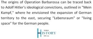 Operation Barbarossa: Why did Nazi Germany Launch an Invasion of the ...