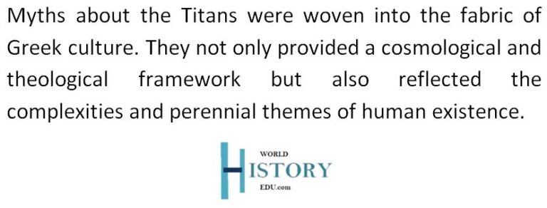 What are the origins of the Titans in Greek Mythology? - World History Edu