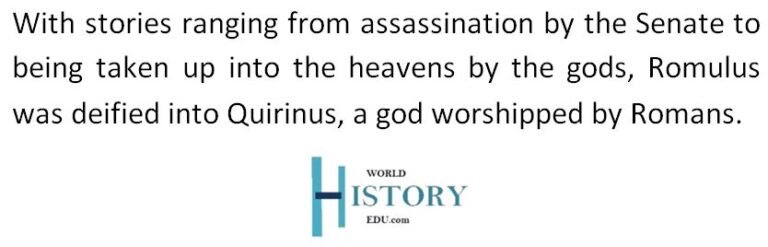 Romulus: Overview and Major Facts - World History Edu