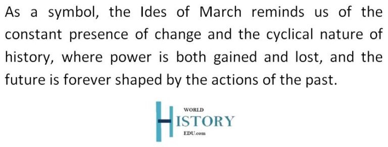 Ides of March: Origin Story & Major Facts - World History Edu