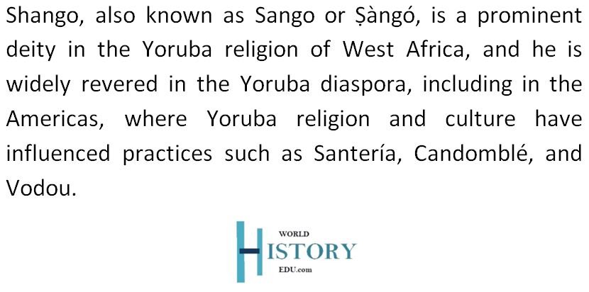 Shango: The Yoruba God of Thunder and Justice - World History Edu