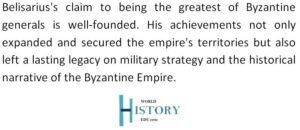 History of Belisarius and how he helped the Byzantines reclaim former ...