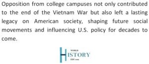 Why did many American colleges fiercely oppose the Vietnam War? - World ...