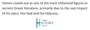 Who was Homer, and why is he considered one of the greatest poets in ...